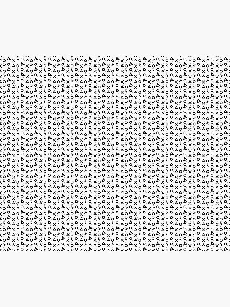 "Geometric Shapes Half-Drop Repeat Pattern PlayStation-inspired ...