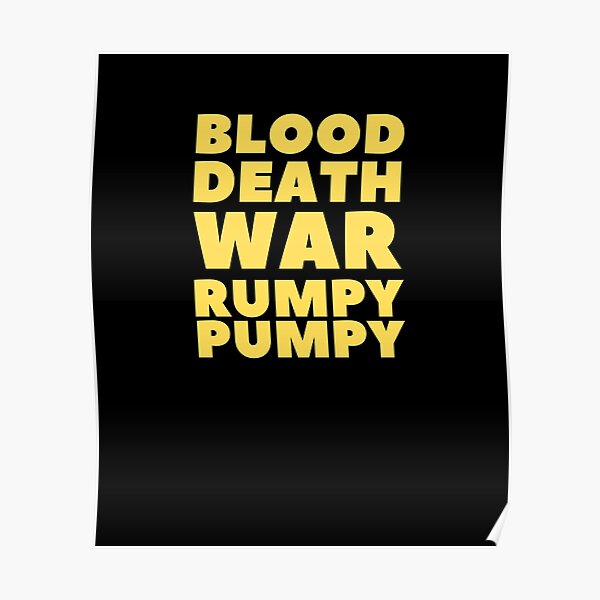 "Blackadder Rumpy Pumpy" Poster by Art-of-Comedy | Redbubble