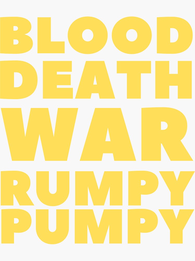 "Blackadder Rumpy Pumpy" Sticker by Art-of-Comedy | Redbubble