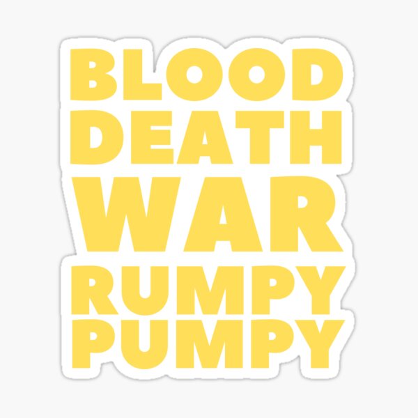 "Blackadder Rumpy Pumpy" Sticker by Art-of-Comedy | Redbubble