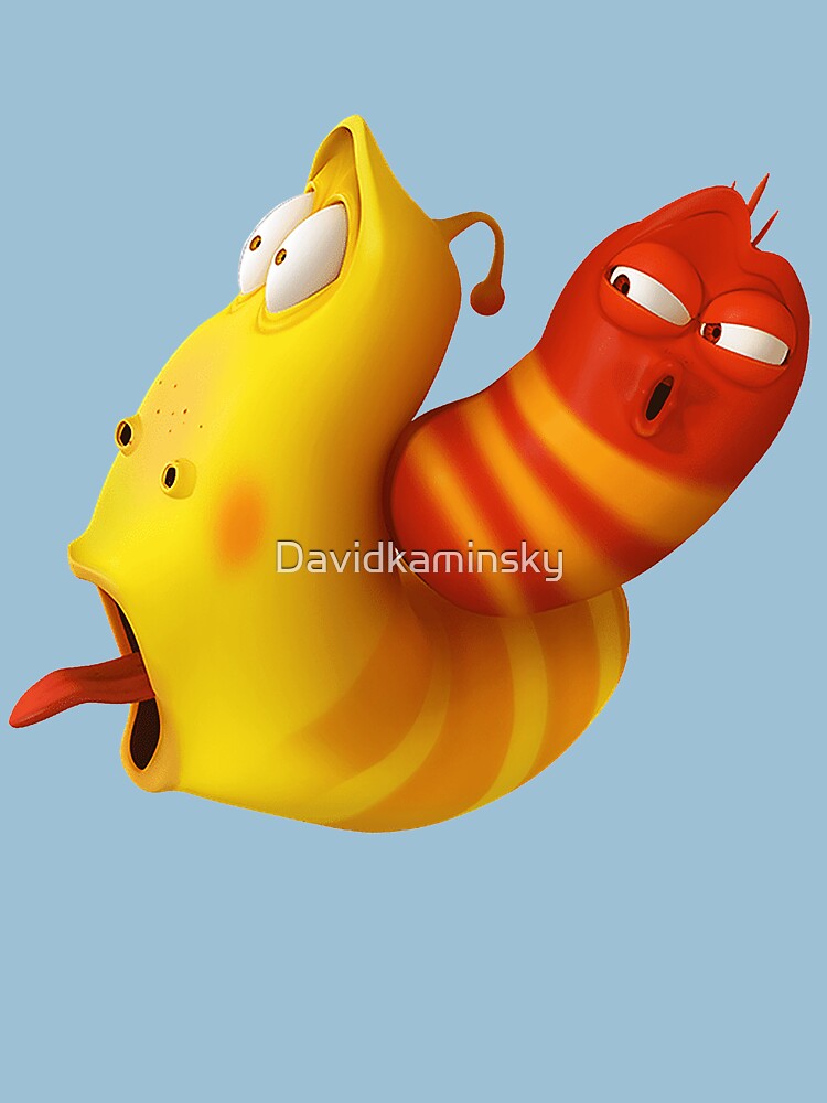 Camiseta «Threepa New Red Yellow Larva también conocida como Larvae TV ...