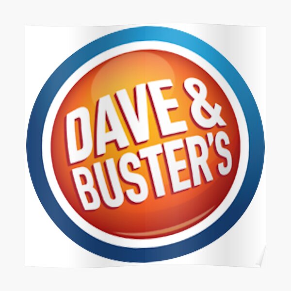 "Dave & Buster's Logo" Poster for Sale by Gonzigonz | Redbubble
