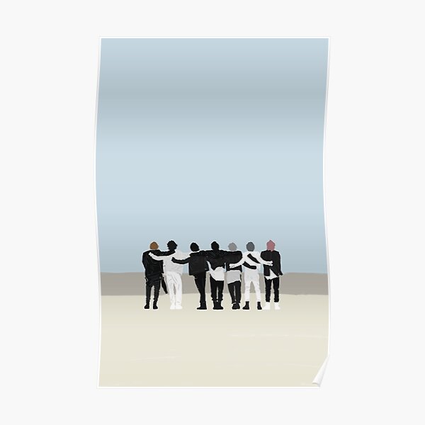 "BTS ON OT7" Poster by imgoodimdone | Redbubble