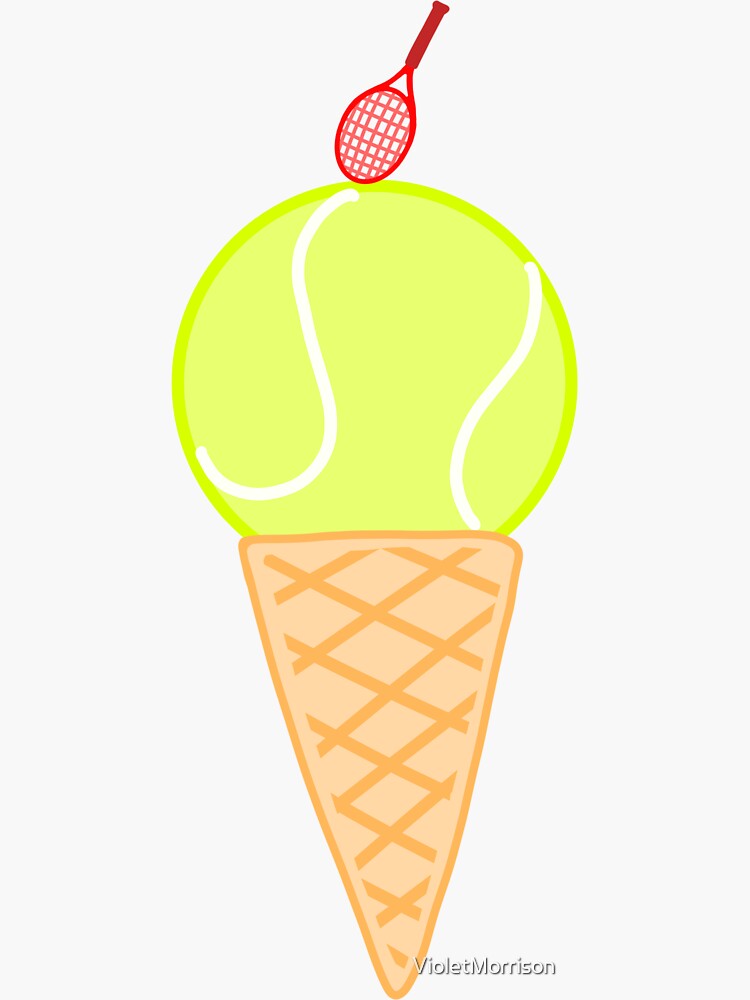 "Soft Serve Cone" Sticker for Sale by VioletMorrison | Redbubble