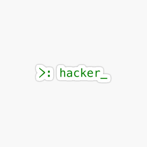 "Terminal Hacker Design" Sticker for Sale by GaryCuningham | Redbubble