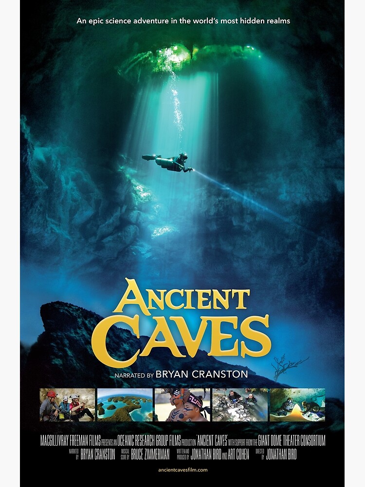 "Ancient Caves Poster" Art Print for Sale by OceanicResearch | Redbubble