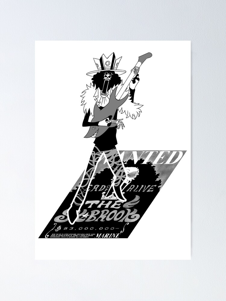 "humming Brook one piece" Poster by INKITCOMICS | Redbubble