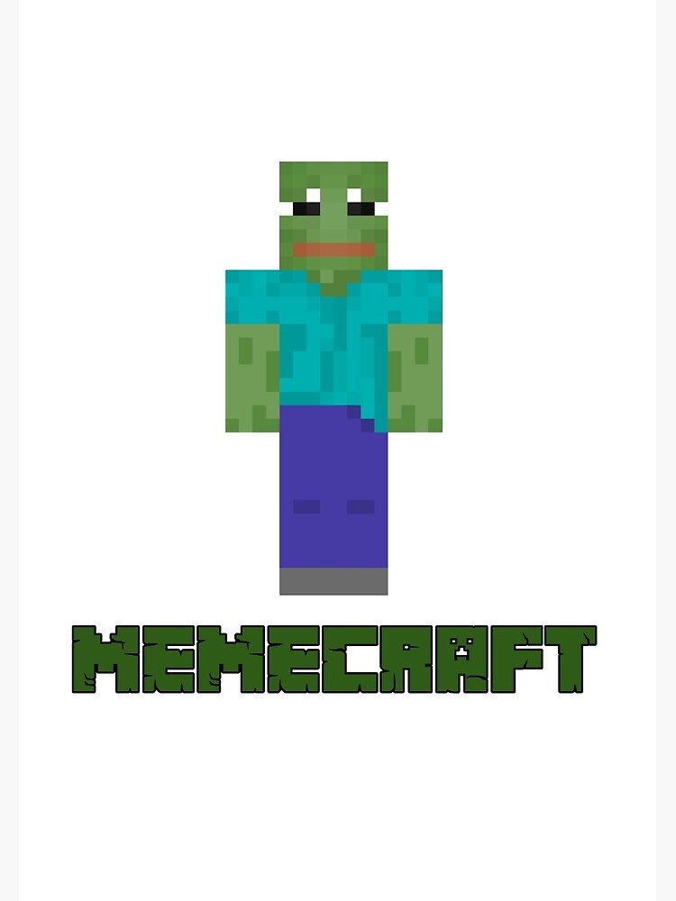 "Minecraft - Memecraft - Rare Pepe Edition" Spiral Notebook by ...