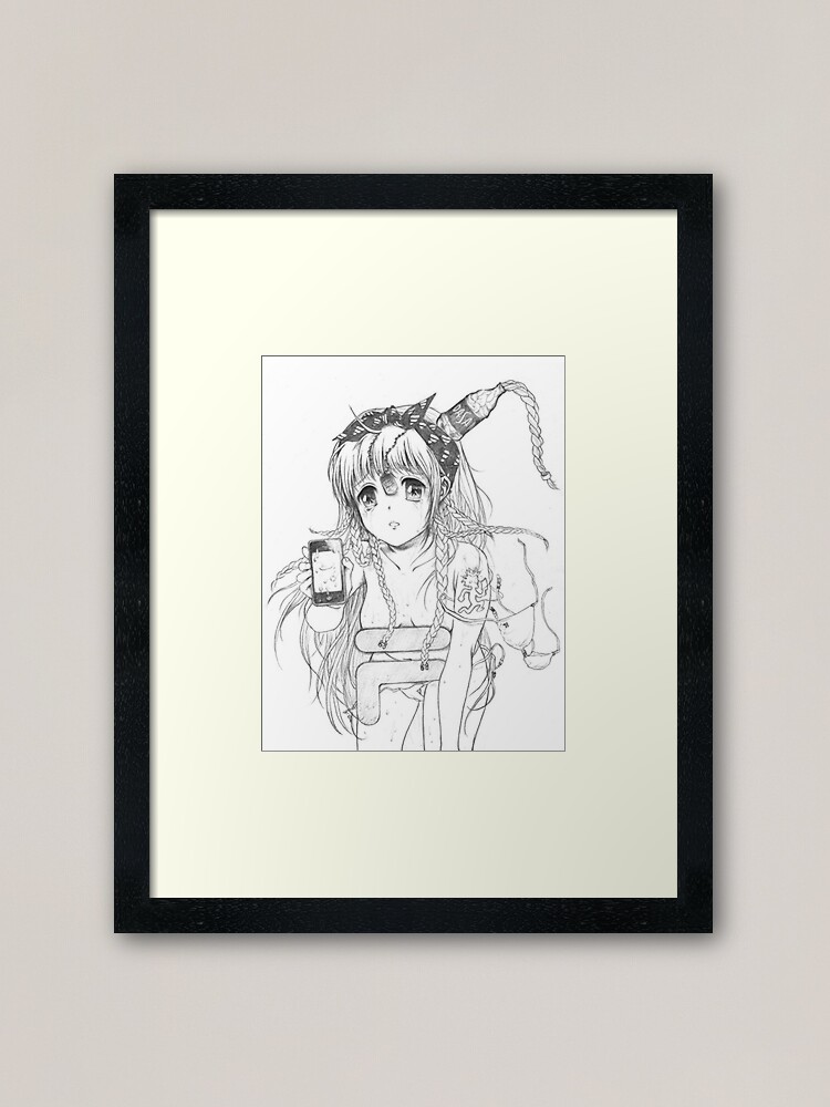 "sua yoo art 2 (Death Grips)" Framed Art Print for Sale by yungbean ...