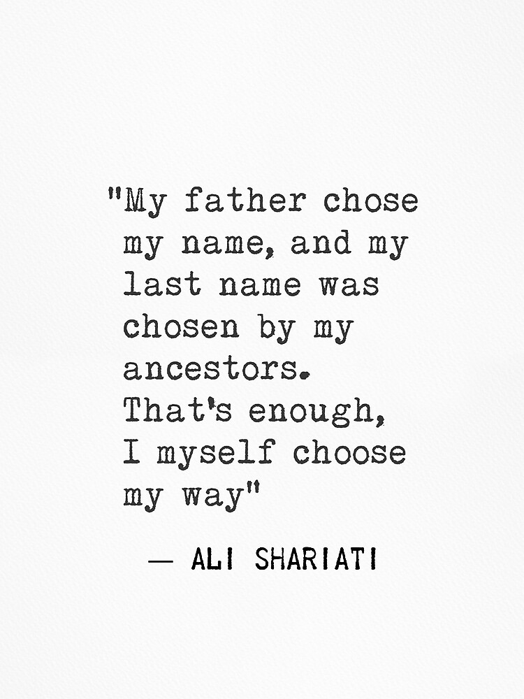 Shariati Quotes The Imamah (religious Leadership) And Ummah