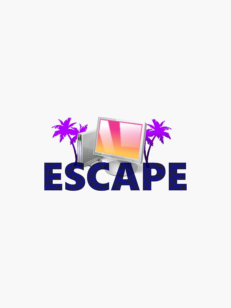 "Escape" Sticker for Sale by Sticker-Guru | Redbubble