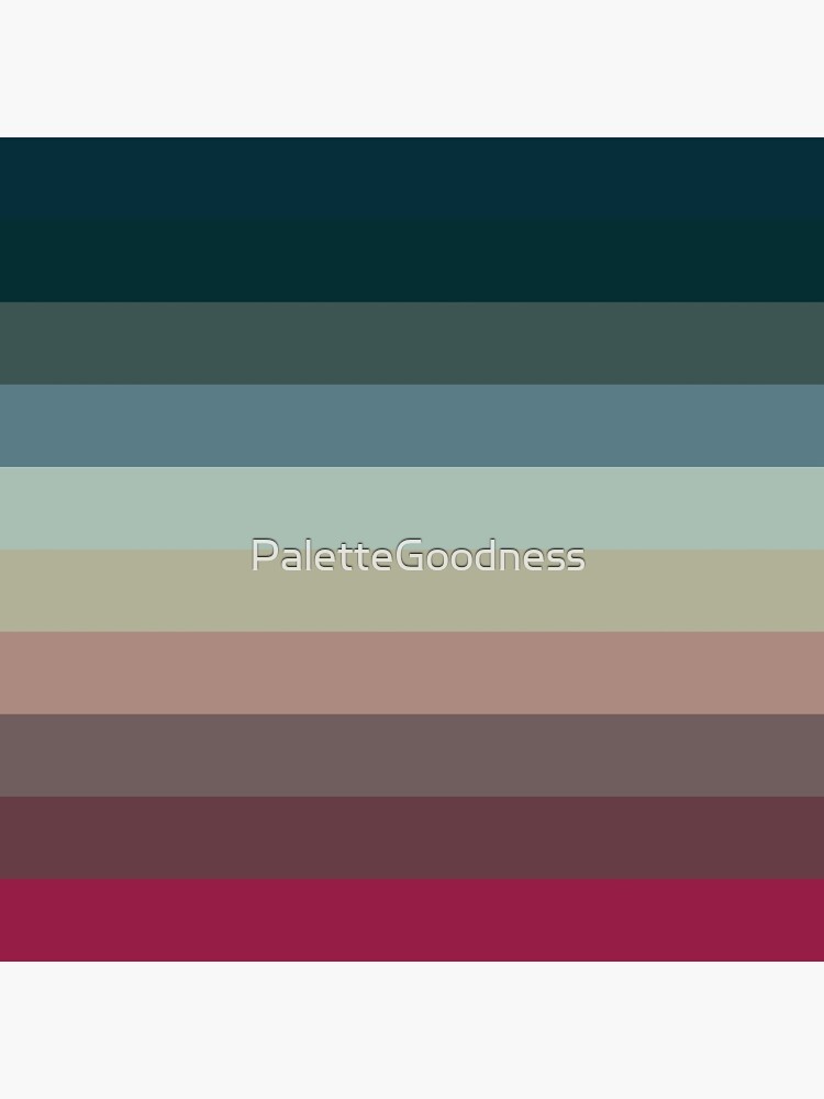 "Jojo Rabbit (Taika Waititi) palette" Poster by PaletteGoodness | Redbubble