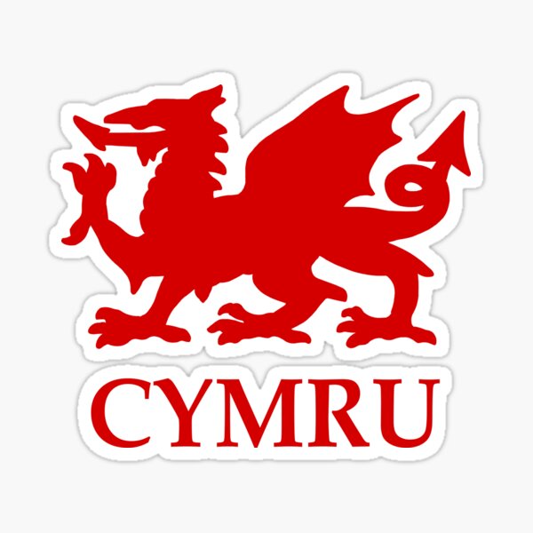 Cymru Wales Welsh Dragon Stickers | Redbubble