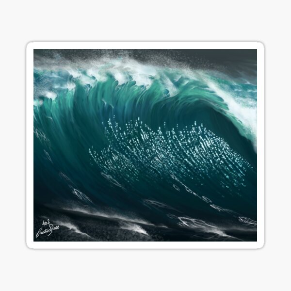 "Violent" Sticker by 4d2SurfyArte | Redbubble