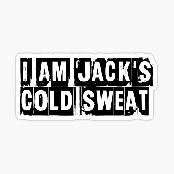 "I Am Jack's Cold Sweat - Fight Club" Sticker for Sale by koodburg ...