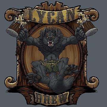 "Lycan Brew" Art Print for Sale by Teaselbone | Redbubble