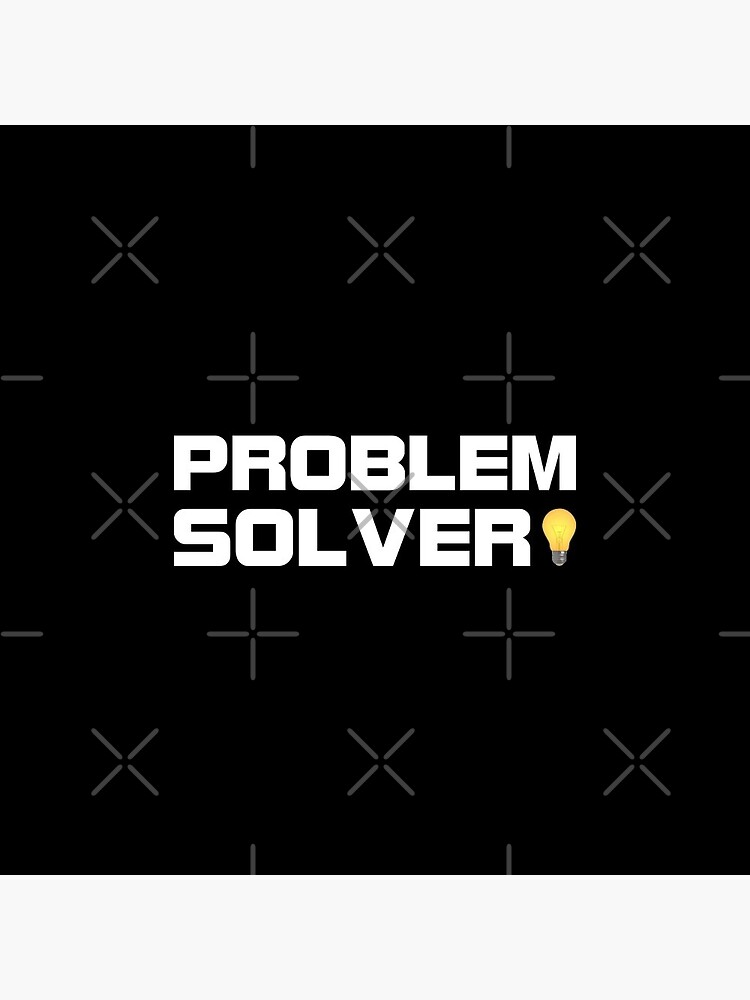 "I am a problem solver" Pin for Sale by NerdySherds | Redbubble