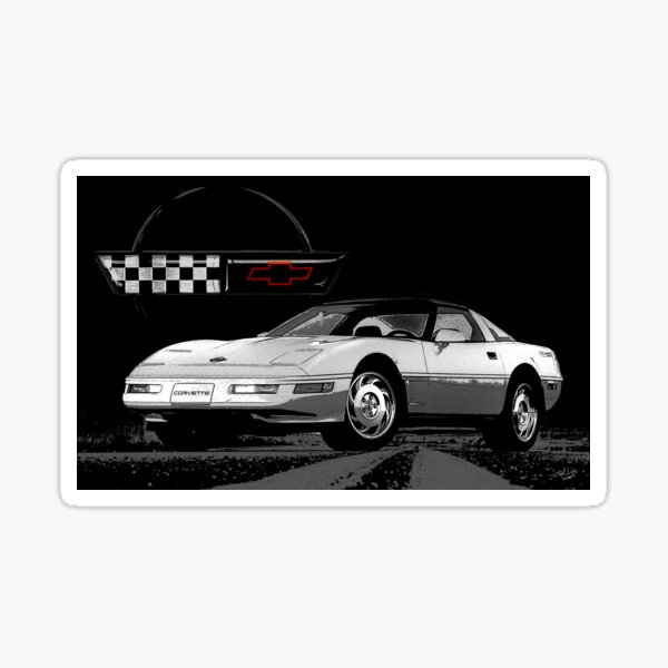 C4 Corvette Stickers | Redbubble