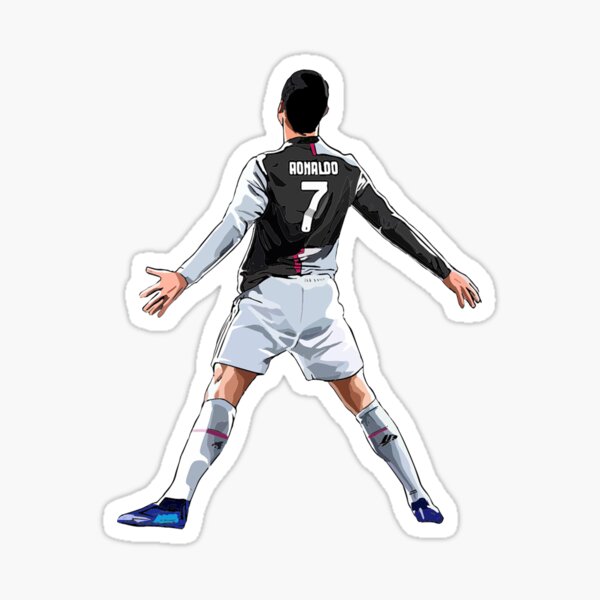 "Cristano Ronaldo " Sticker for Sale by MathijsBolt | Redbubble