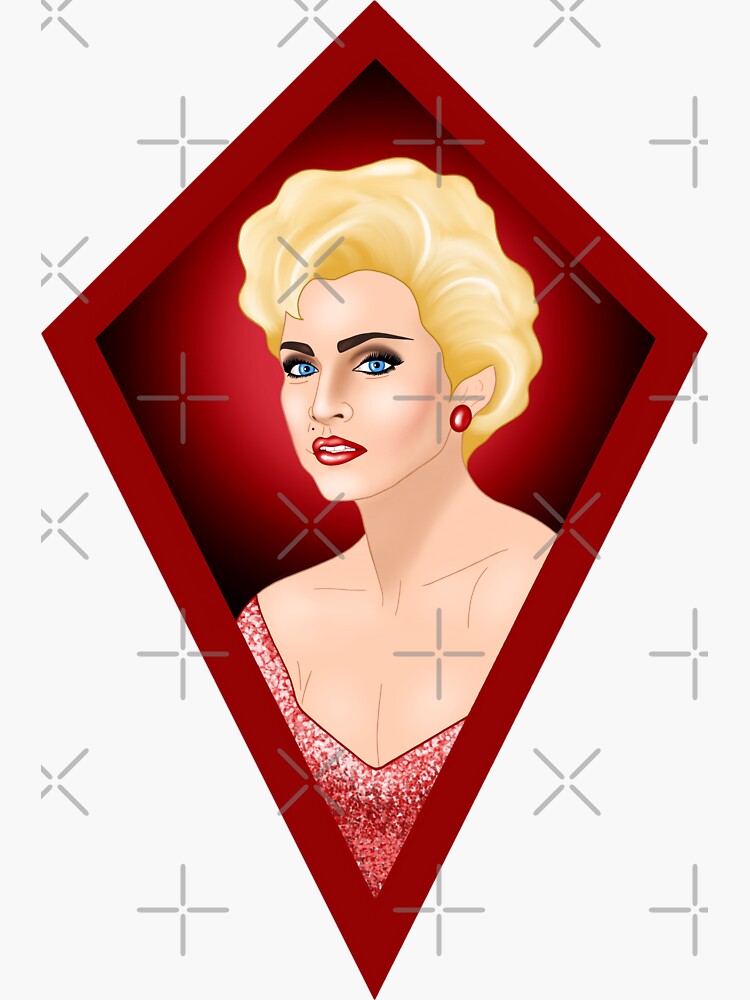 "Pop Queen" Sticker for Sale by Whatderekmade | Redbubble