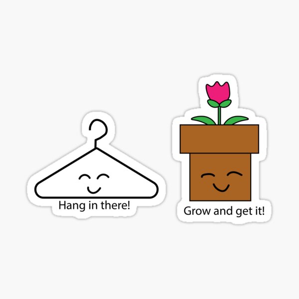 "Motivational Objects" Sticker by PrincipleDzns | Redbubble