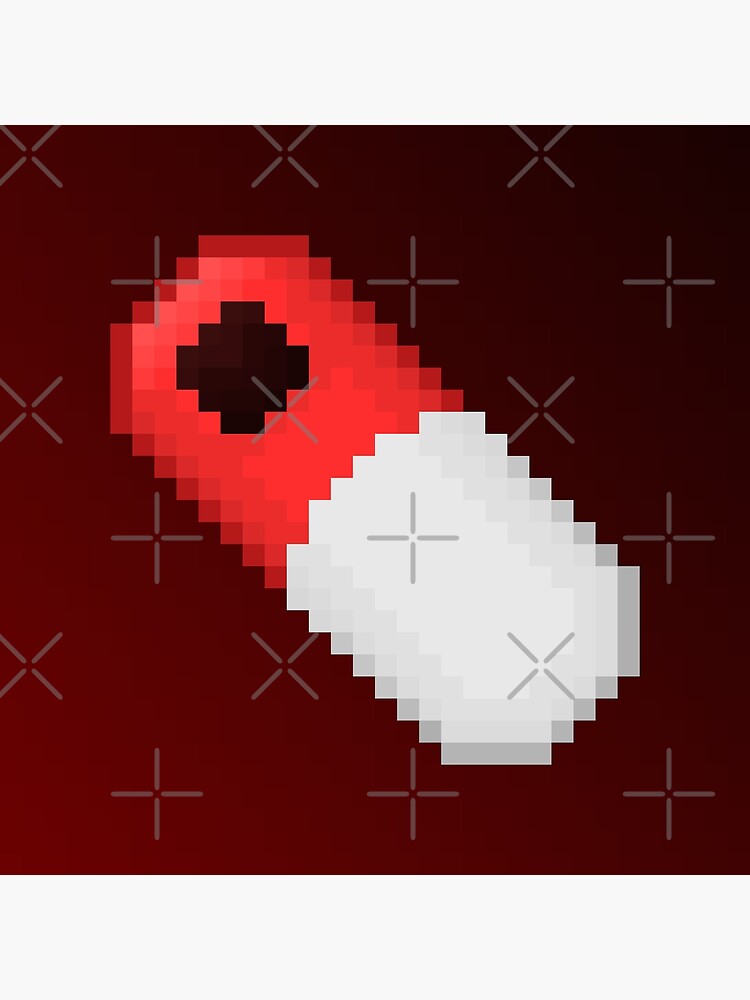 "Aesthetic Red Pill Pixel Art" Art Print for Sale by Gavirlas | Redbubble
