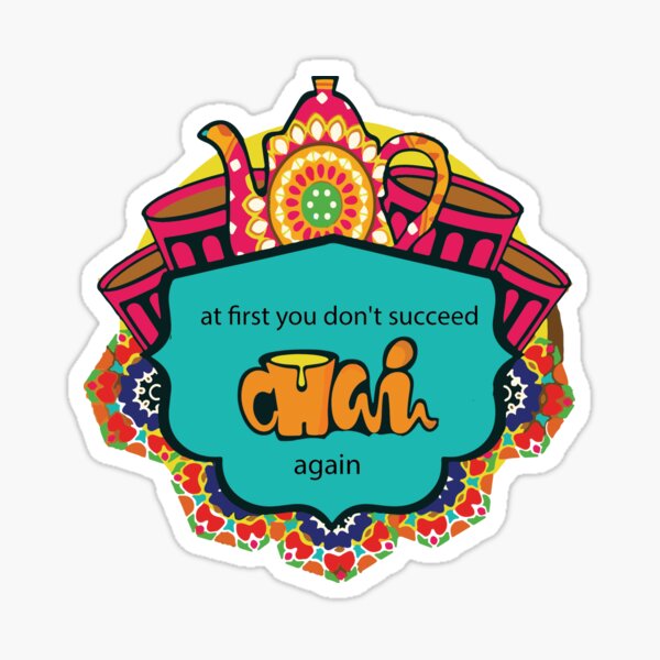 "Chai" Sticker for Sale by ahad26 | Redbubble