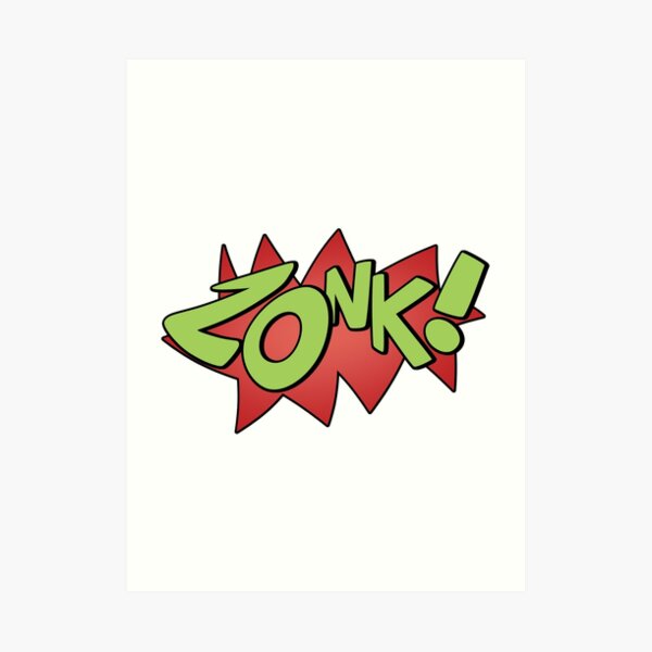 "ZONK!" Art Print for Sale by jashinhunter | Redbubble