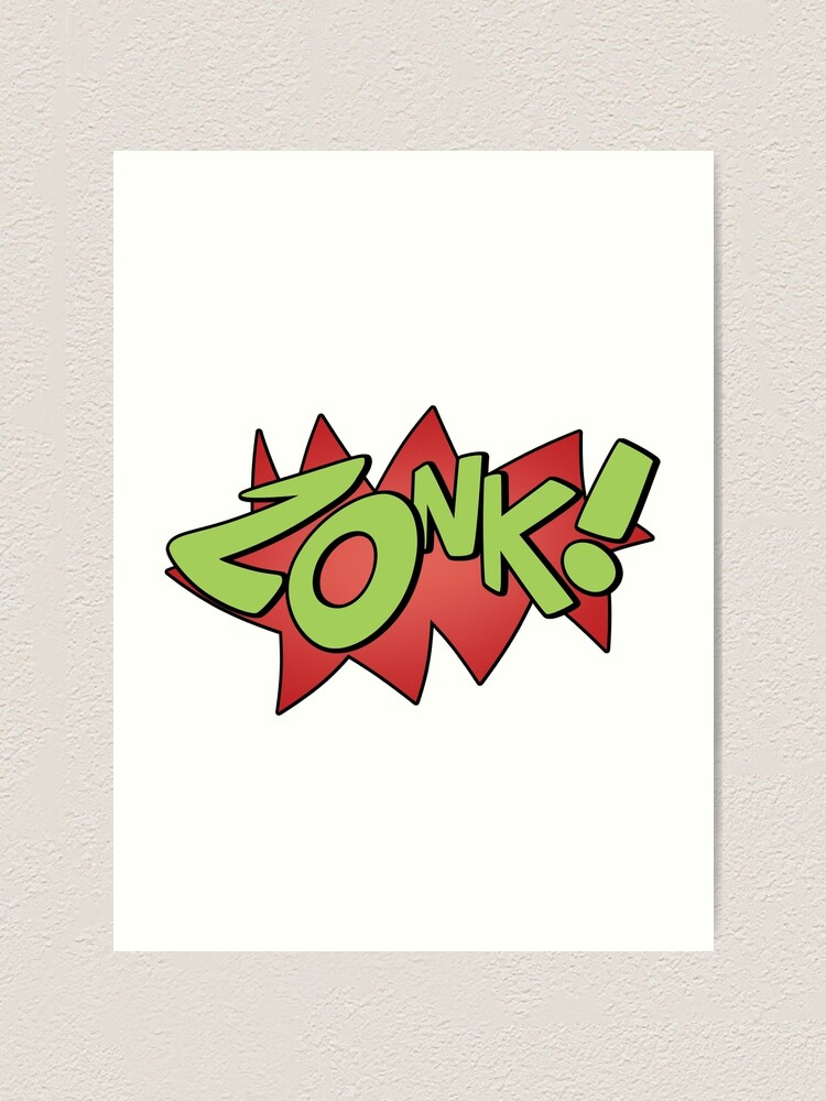 "ZONK!" Art Print for Sale by jashinhunter | Redbubble