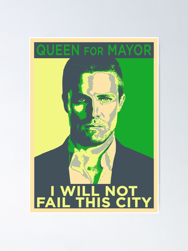 "Queen for Mayor!" Poster by Jawiin | Redbubble