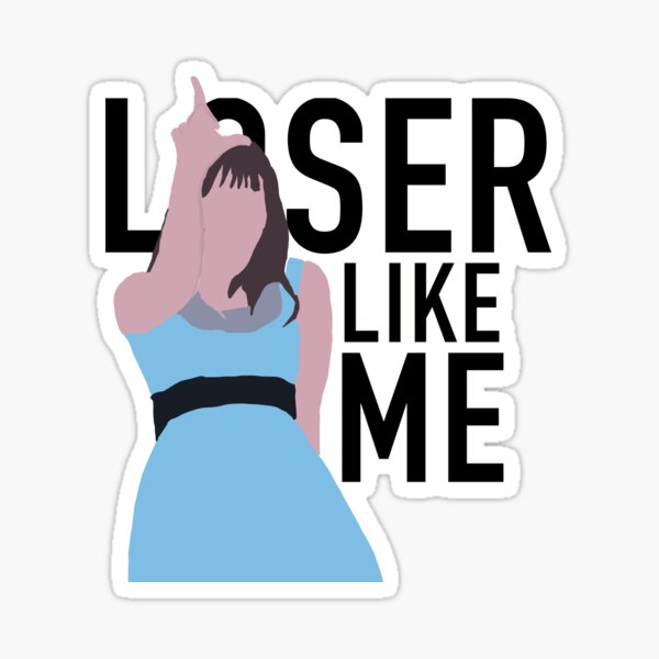 "Rachel Berry Loser Like me - Glee" Sticker for Sale by mostly-musicals ...