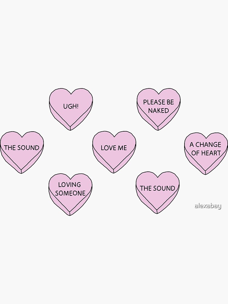"The 1975 Songs" Sticker for Sale by alexabay | Redbubble