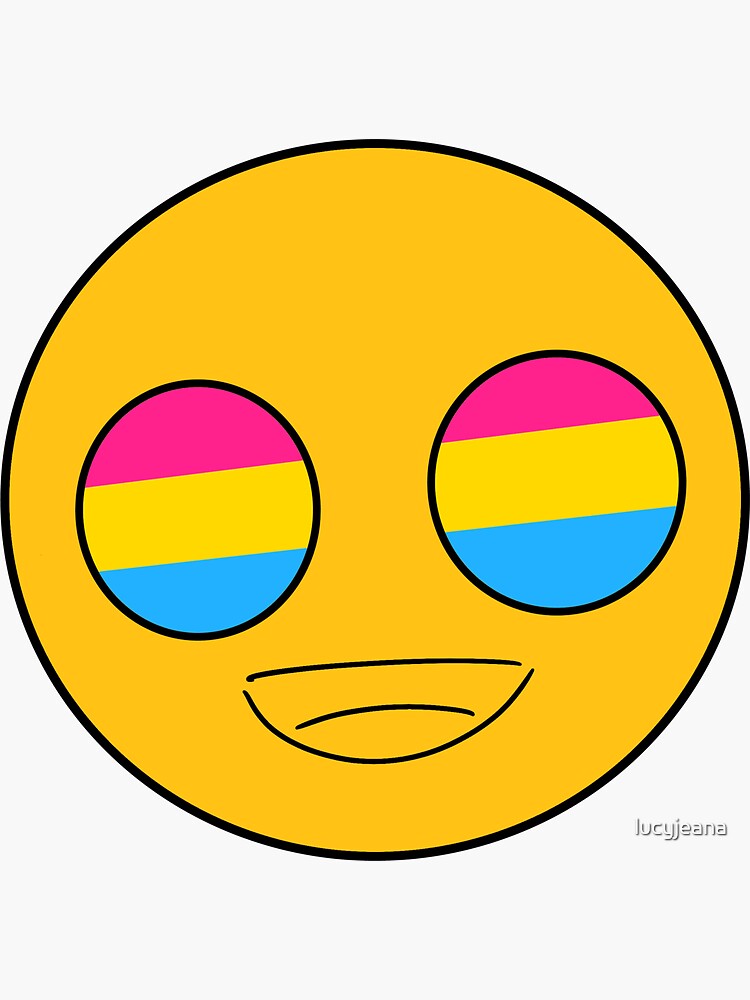 "Pan Face" Sticker for Sale by lucyjeana | Redbubble