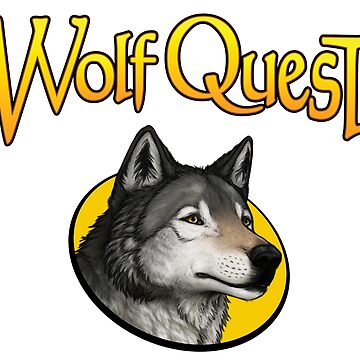 "WolfQuest logo" Sticker for Sale by WolfQuest | Redbubble