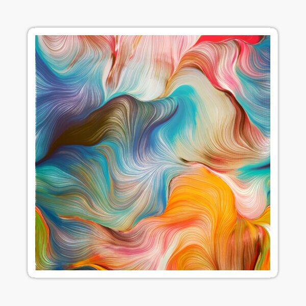 "Genflow 1" Sticker for Sale by TrinarySunArt | Redbubble
