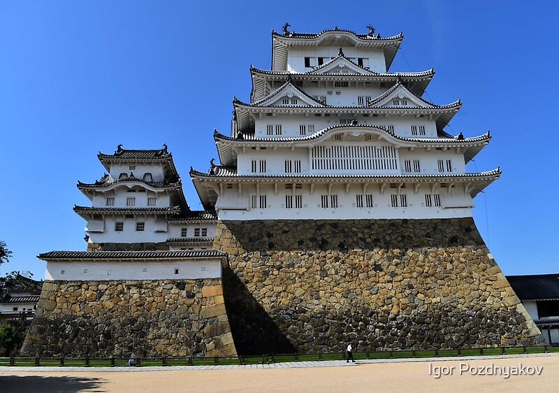 "Himeji Castle, Japan" by Igor Pozdnyakov | Redbubble