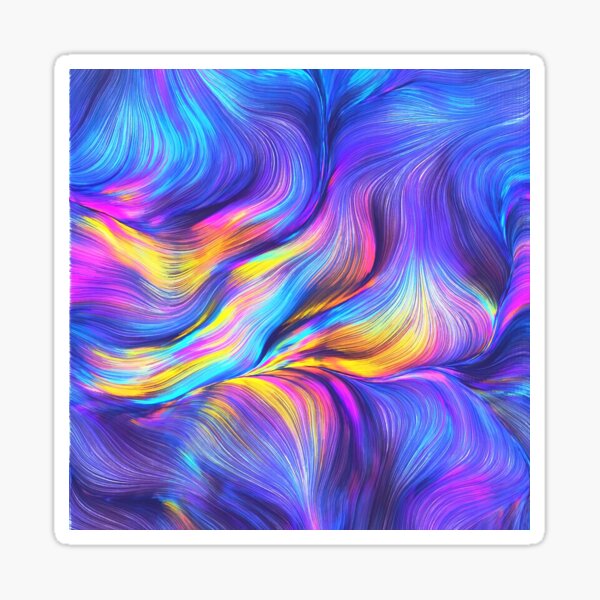 "Genflow 10" Sticker for Sale by TrinarySunArt | Redbubble