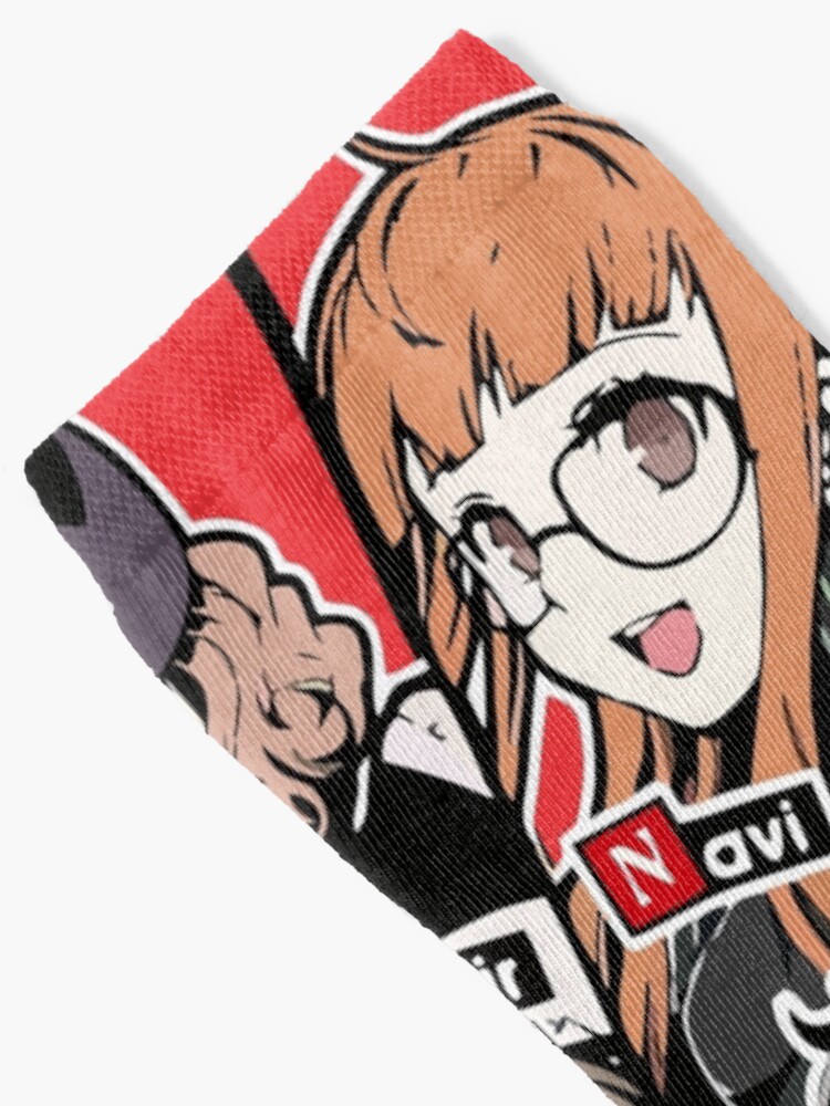 "Persona 5 phantom thieves (red background)" Socks by Gale-Glory ...