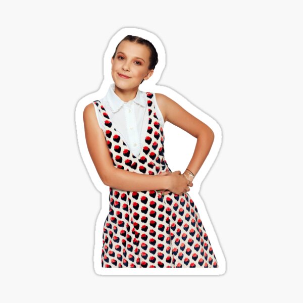 "Millie Bobby Brown " Sticker for Sale by jbeatrice20 | Redbubble