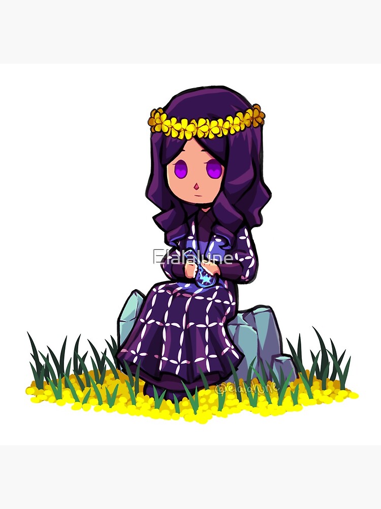 "Flower crown yennefer" Poster for Sale by Elalalune | Redbubble