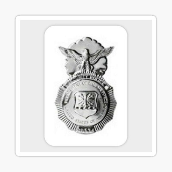 "USAF MP Security Forces Badge Patch Sticker" Sticker for Sale by ...