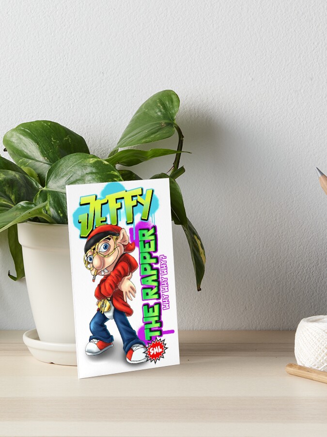 "Jeffy The Rapper - Funny SML Character" Art Board Print for Sale by ...