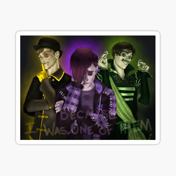 "Sanders Sides - Dark Sides (because I was one of them)" Sticker for ...