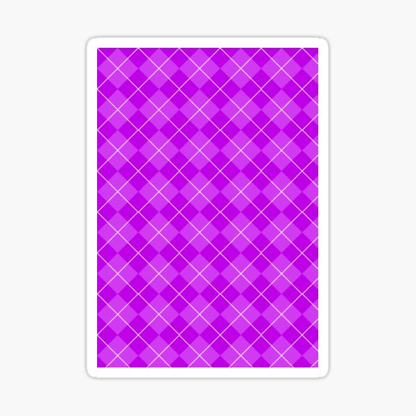 "Purple Argyle Diamonds" Sticker by GraphicAllusion | Redbubble