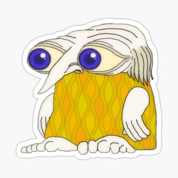 "Smudge from "Fever The Ghost - SOURCE"" Sticker by finspin | Redbubble