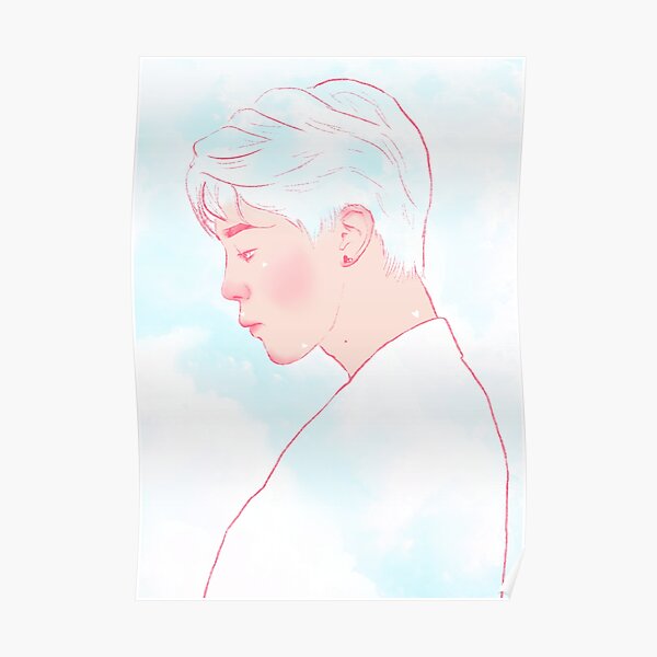 "Pastel Jimin" Poster for Sale by tiffato3 | Redbubble