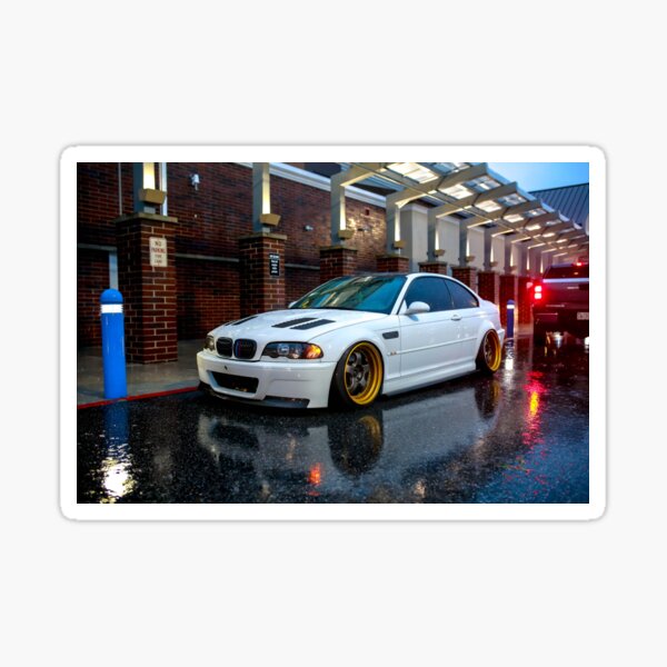 "Slammed Bimmer" Sticker by TBH1 | Redbubble