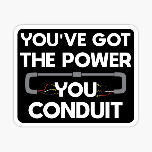 "Funny Electrician Electrical Engineer Pun" Sticker for Sale by Skyline ...