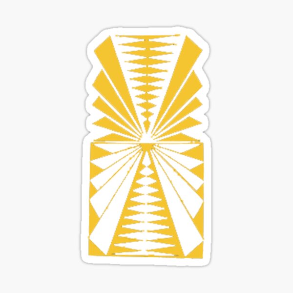 "Graphic lines shape design" Sticker for Sale by Khanchoice | Redbubble