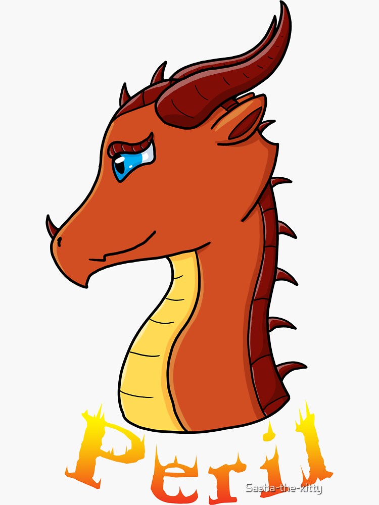 "Peril Wings of Fire Sticker" Sticker by Sasha-the-kitty | Redbubble